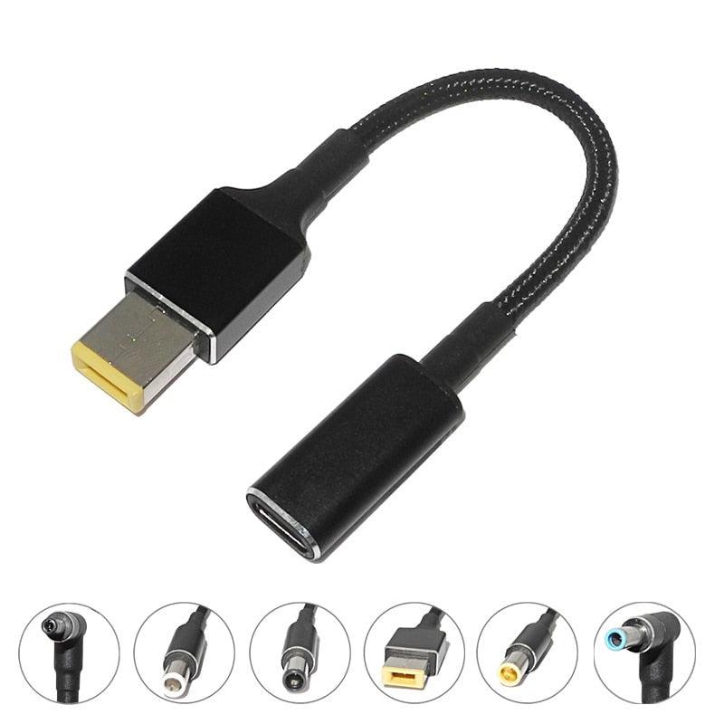 100W USB Type C PD to DC Power Jack: For Dell, HP, Lenovo, Asu... – NSE ...