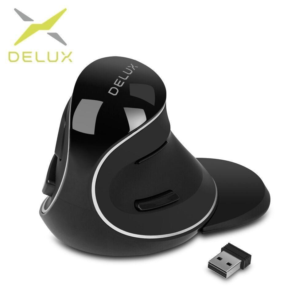 Delux M618 Plus Ergonomic Vertical Mouse: Larger Size 6 Button... – NSE ...